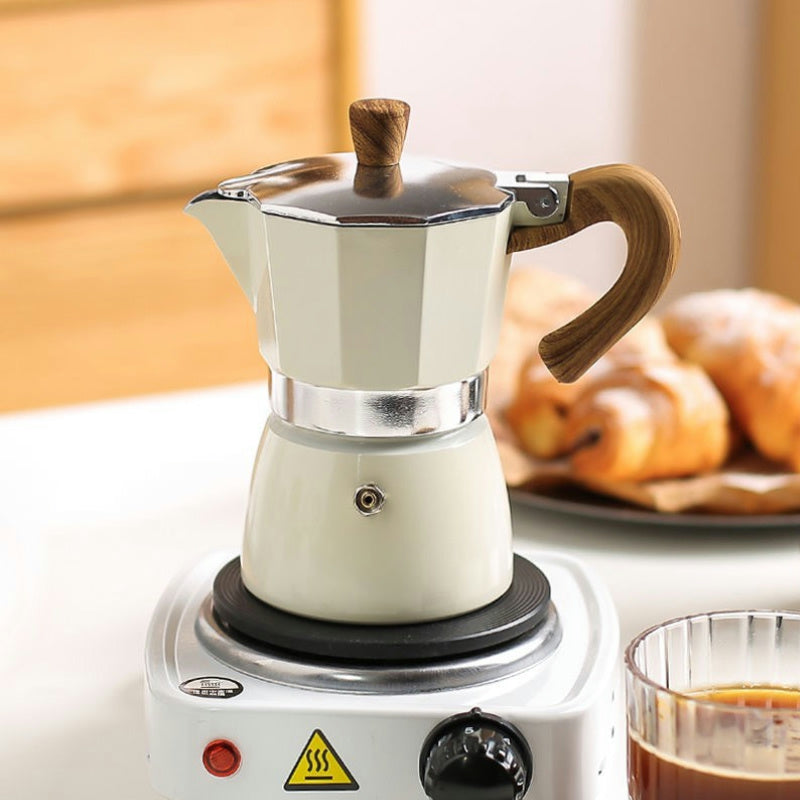 Portable Moka Coffee Pot for Camping | Classic Outdoor Espresso Maker ...