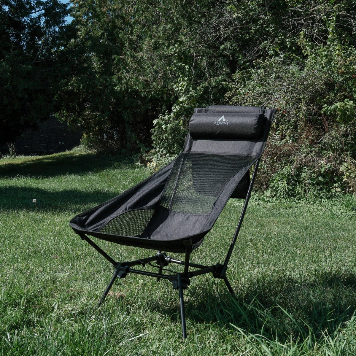 Adrift Foldable Moon Chair (Black/Cream) | Adrift Allseason Outdoor