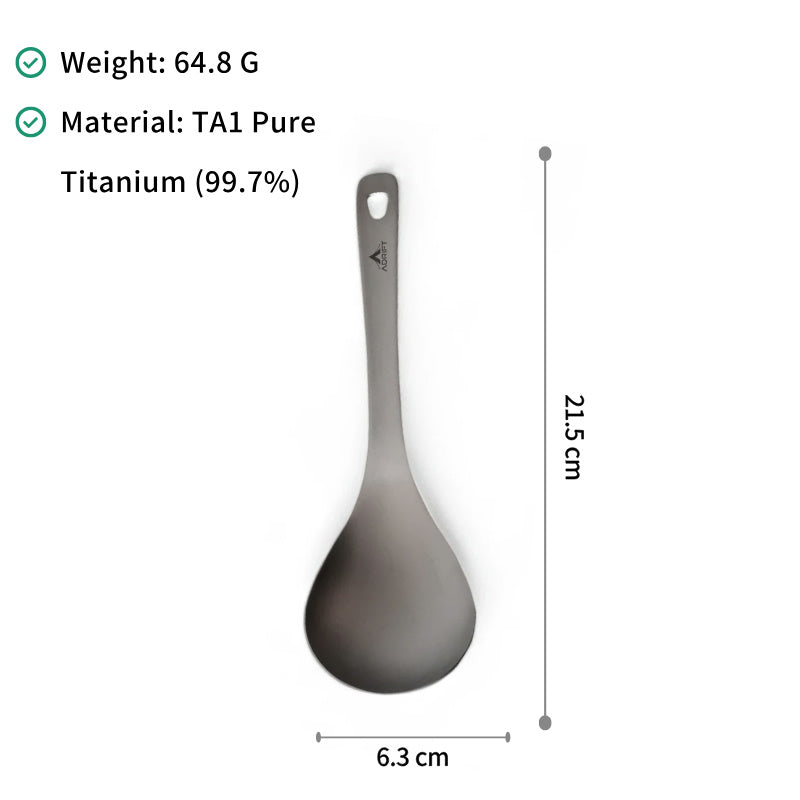 Adrift Allseason | Lightweight Titanium Outdoor Spoon - Durable Campin ...